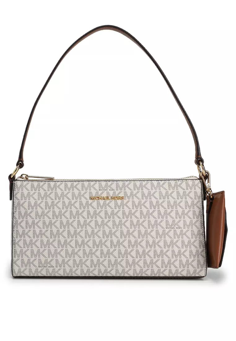 Buy Michael Kors Vincent Monogram Medium Pouchette Bag With Card Case ...