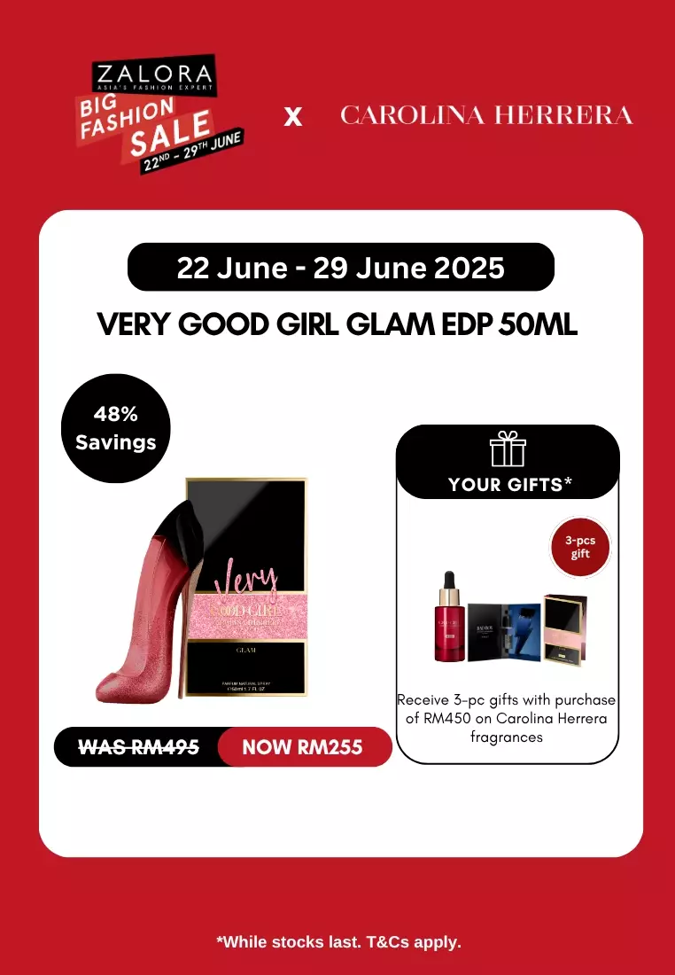 Buy Carolina Herrera Very Good Girl Glam Edp 50ml Online Zalora Malaysia