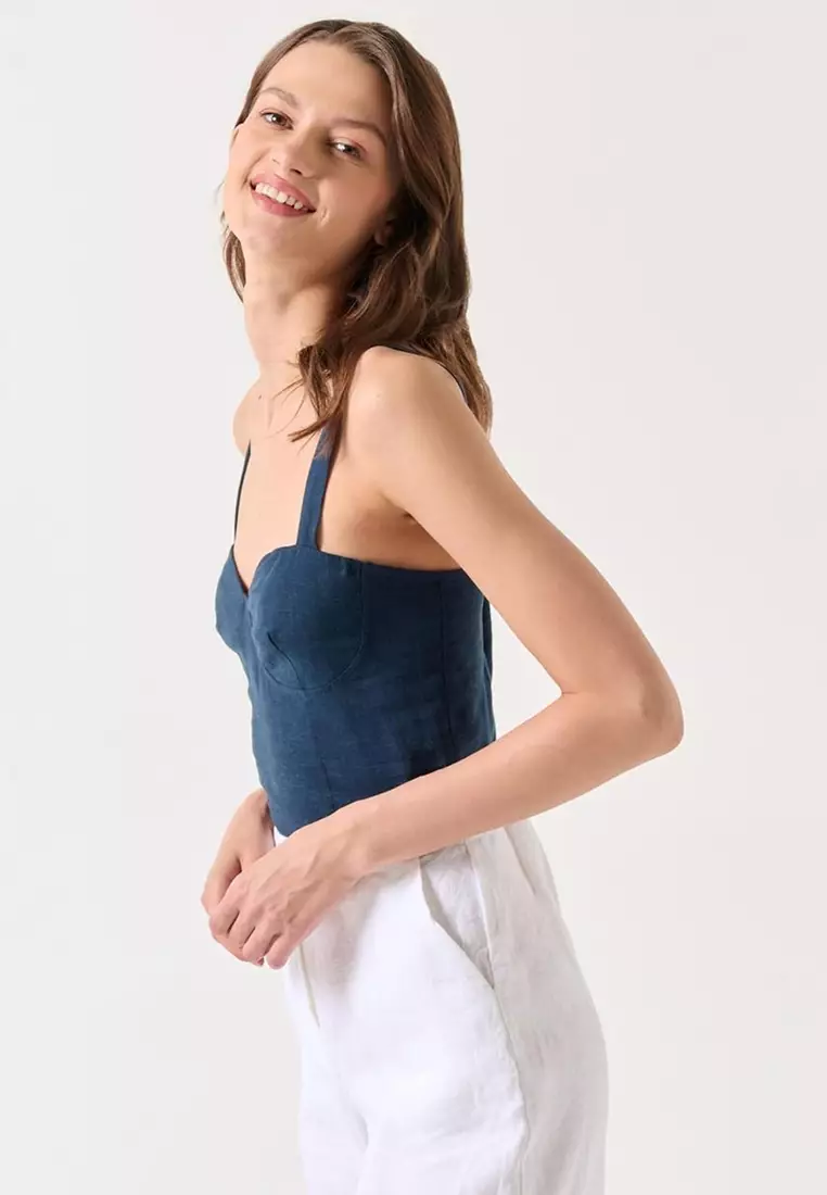 Jual Jimmy Key Sweetheart Crop Top Original 2025 | ZALORA Indonesia