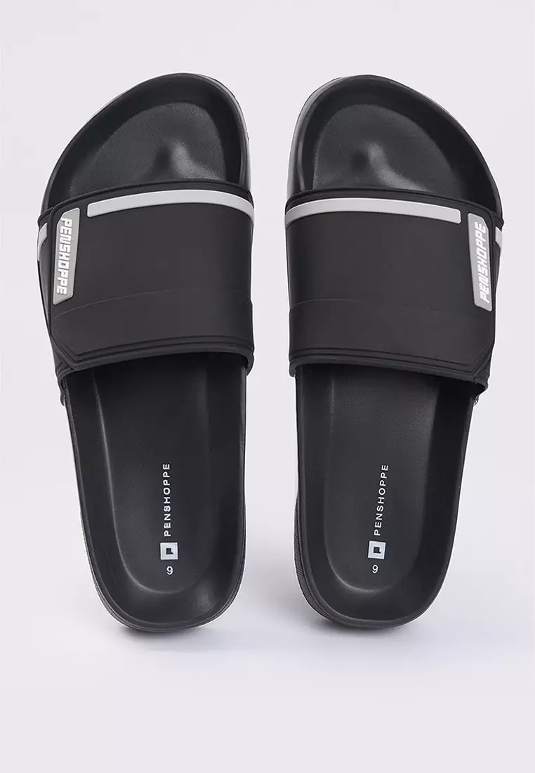 Buy Penshoppe Men's Slides with Textured Rubber Band 2026 Online ...