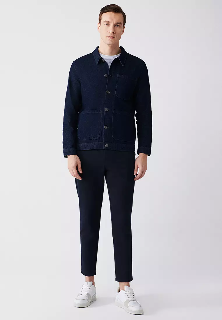 Buy Avva Denim Jacket with Pockets Online | ZALORA Malaysia