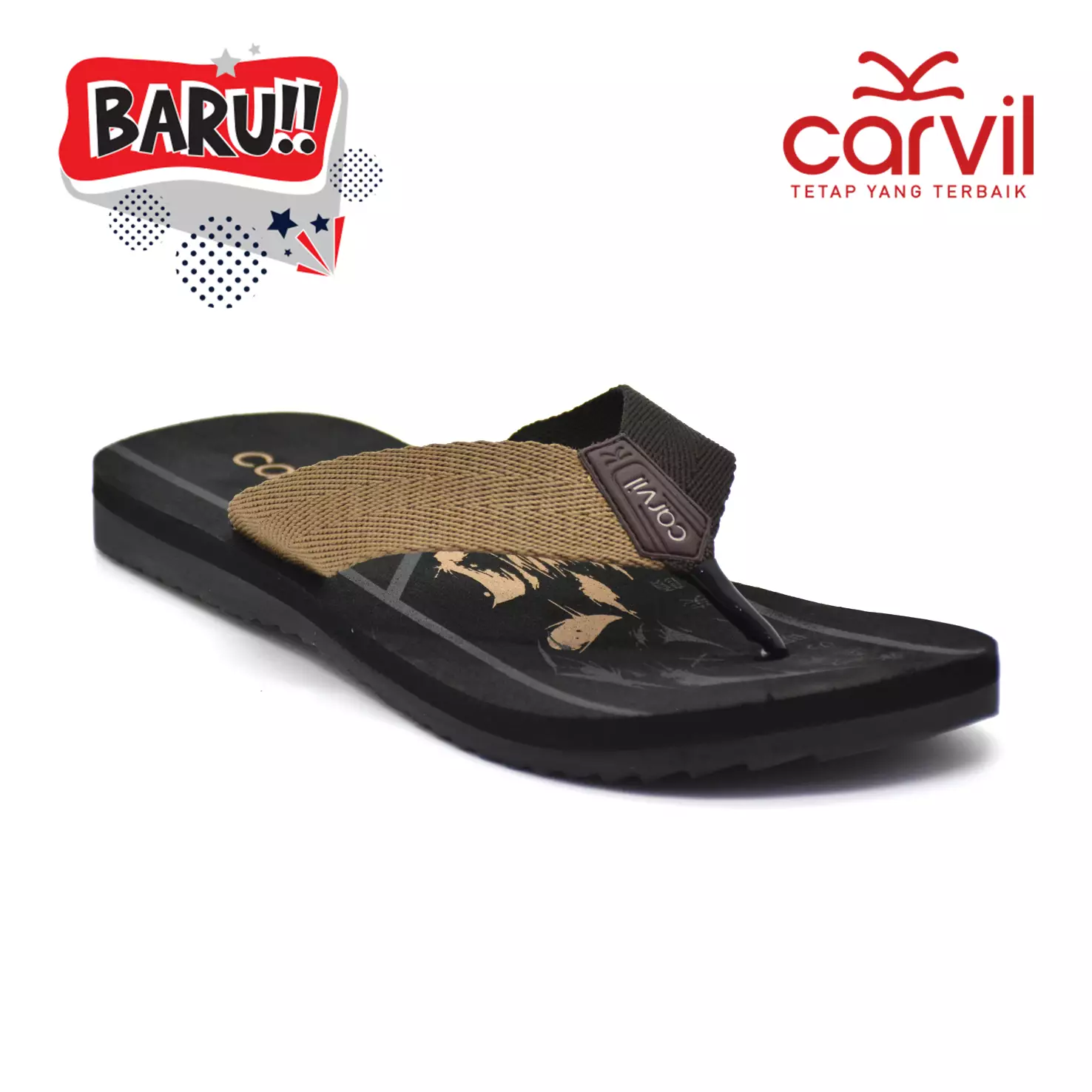Jual Carvil Carvil Sandal Pria Ikigai-M Brown/Beige Original 2026 ...