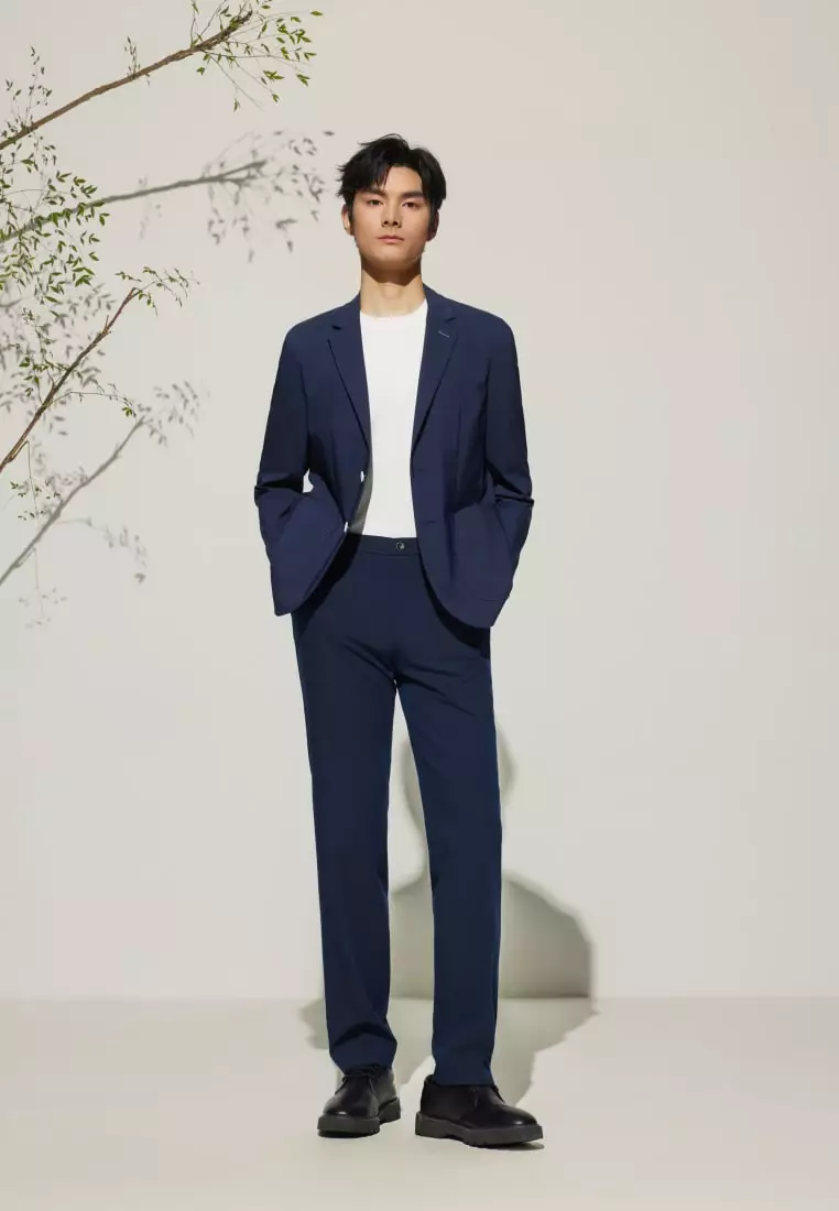 Buy G2000 G2000 Cool Touch Multi-Way Stretch Slim Fit Plain Weave ...