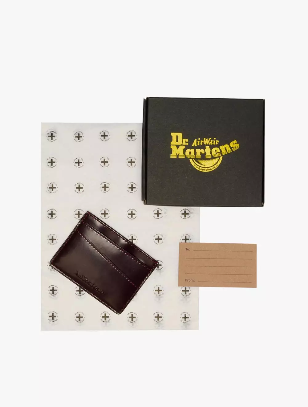 Jual Dr. Martens Dr. Martens Card Holder II Cherry Red Oxford Rub Off ...