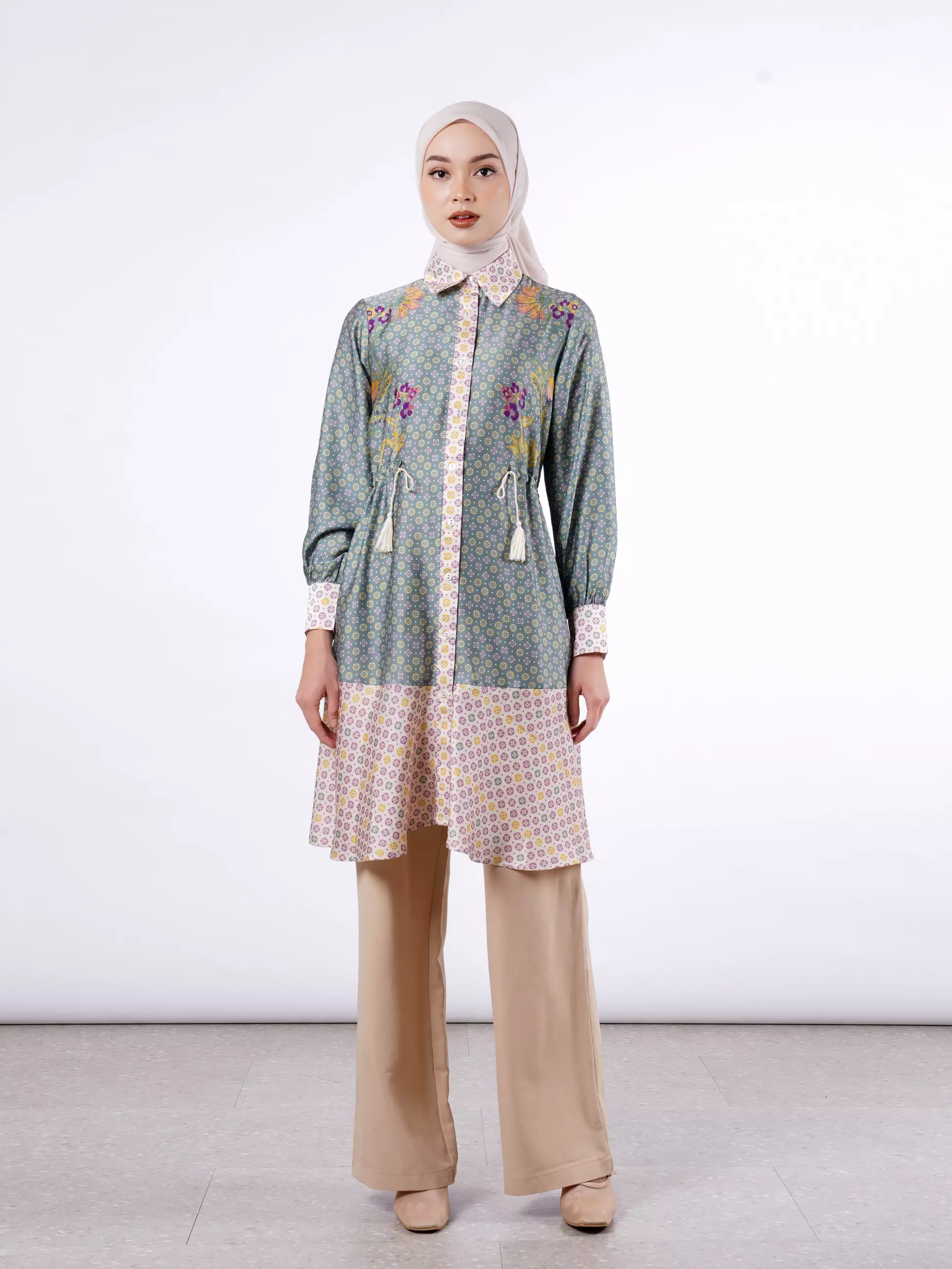 Jual Aleza Aleza - Mica Tunic Green Original 2025 | ZALORA Indonesia