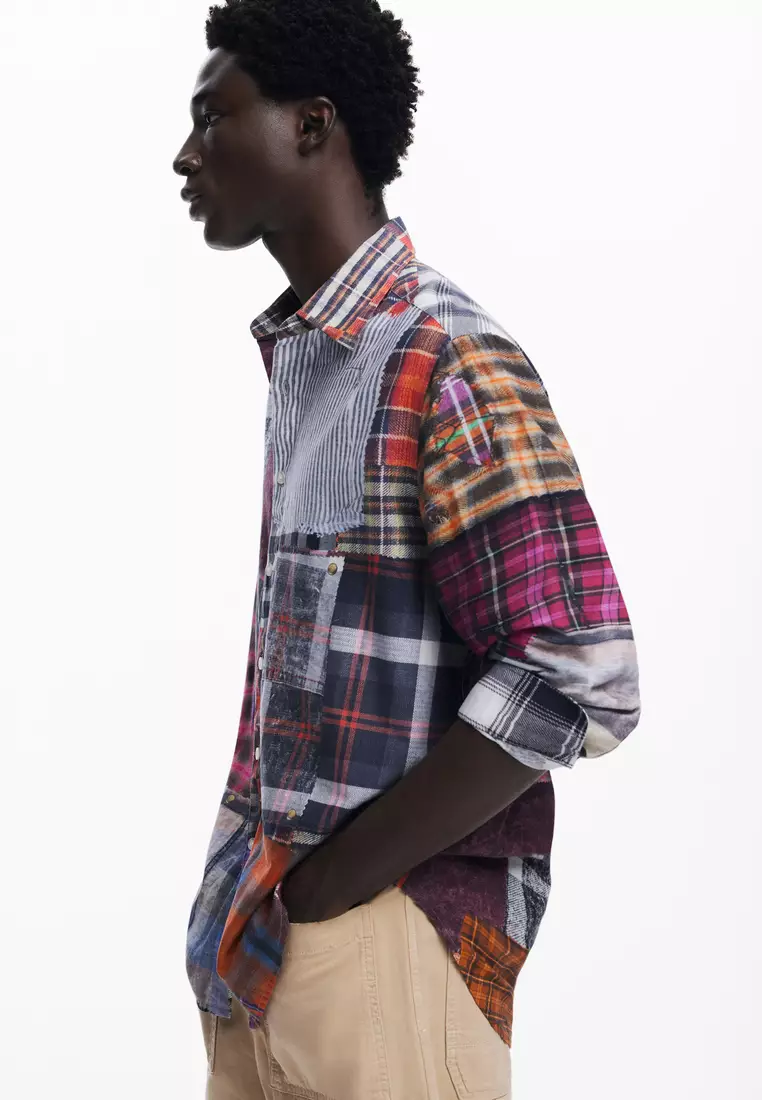 Buy Desigual Desigual Man Patched shirt 2025 Online | ZALORA