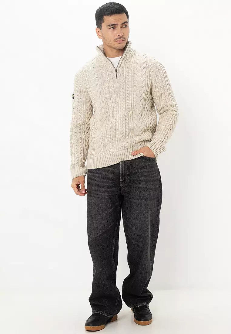 Buy Superdry Vintage Jacob Jumper Online | ZALORA Malaysia