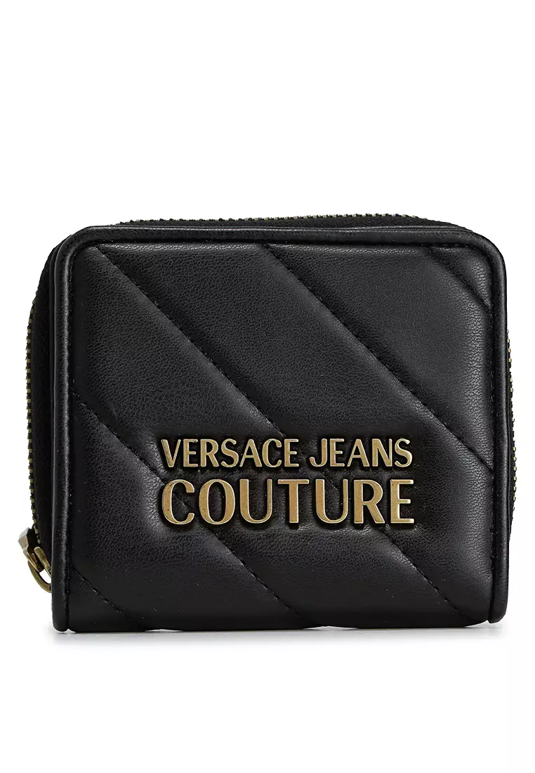 Jual VERSACE JEANS COUTURE Thelma Zip Quilted Wallet (tr) Original 2025 ...