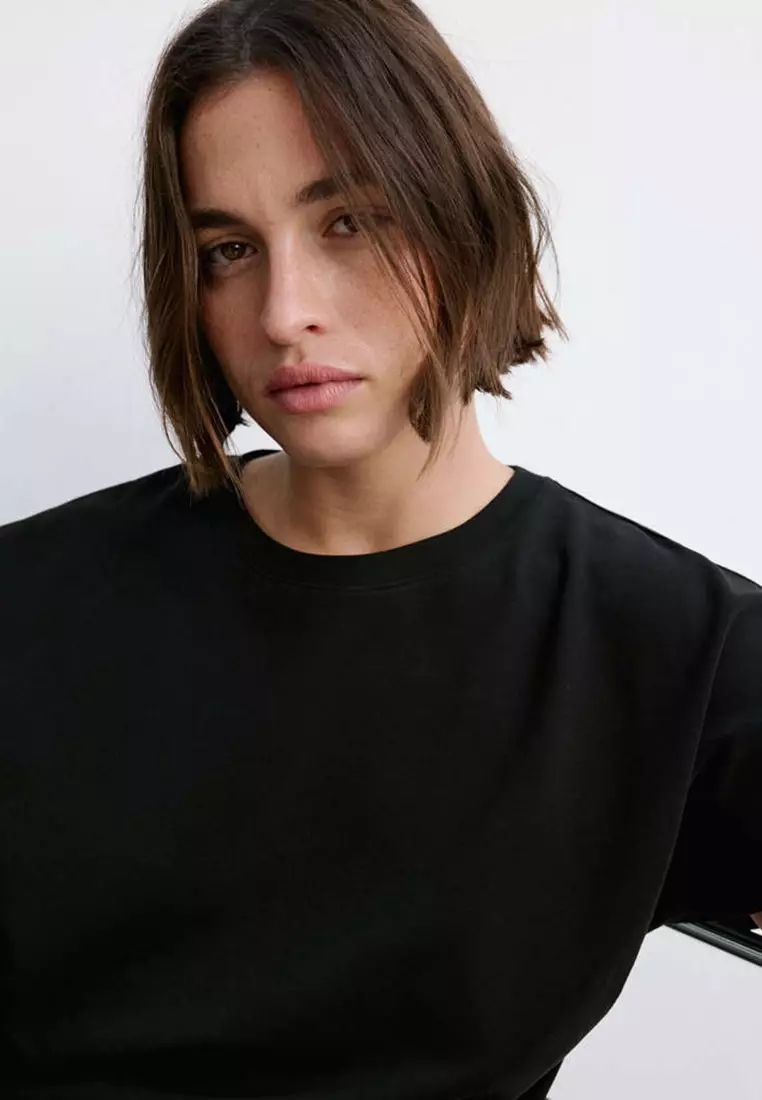 Buy Mango Short-Sleeved Cotton T-Shirt 2026 Online | ZALORA