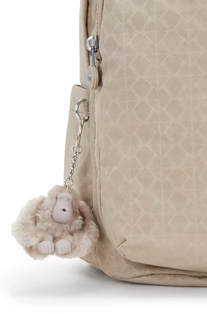 Buy Kipling DELIA Sign Beige Emb Backpack 2025 Online | ZALORA