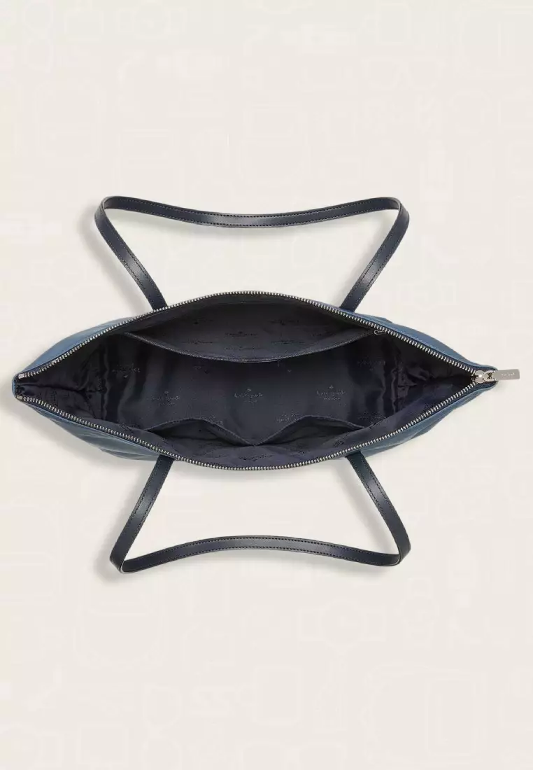 Jual Kate Spade Kate Spade Kitt Colorblock Medium Tote Blue Stone ...