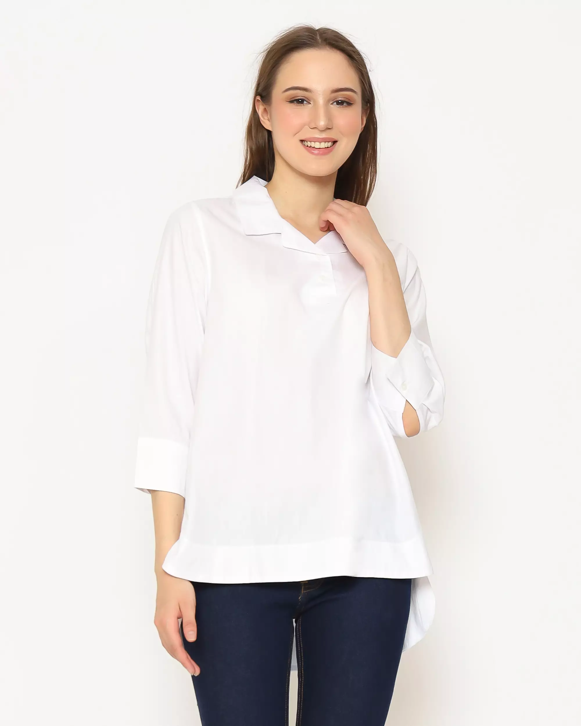 Jual RODEO Rodeo - Blouse Wanita - Hiranya Blouse - White Original 2024 ...