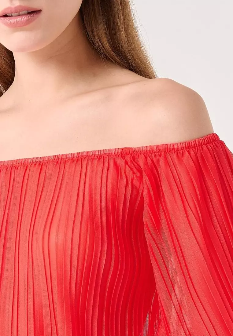 Jimmy Key Off Shoulder Crop Top 2024 | Buy Jimmy Key Online | ZALORA ...