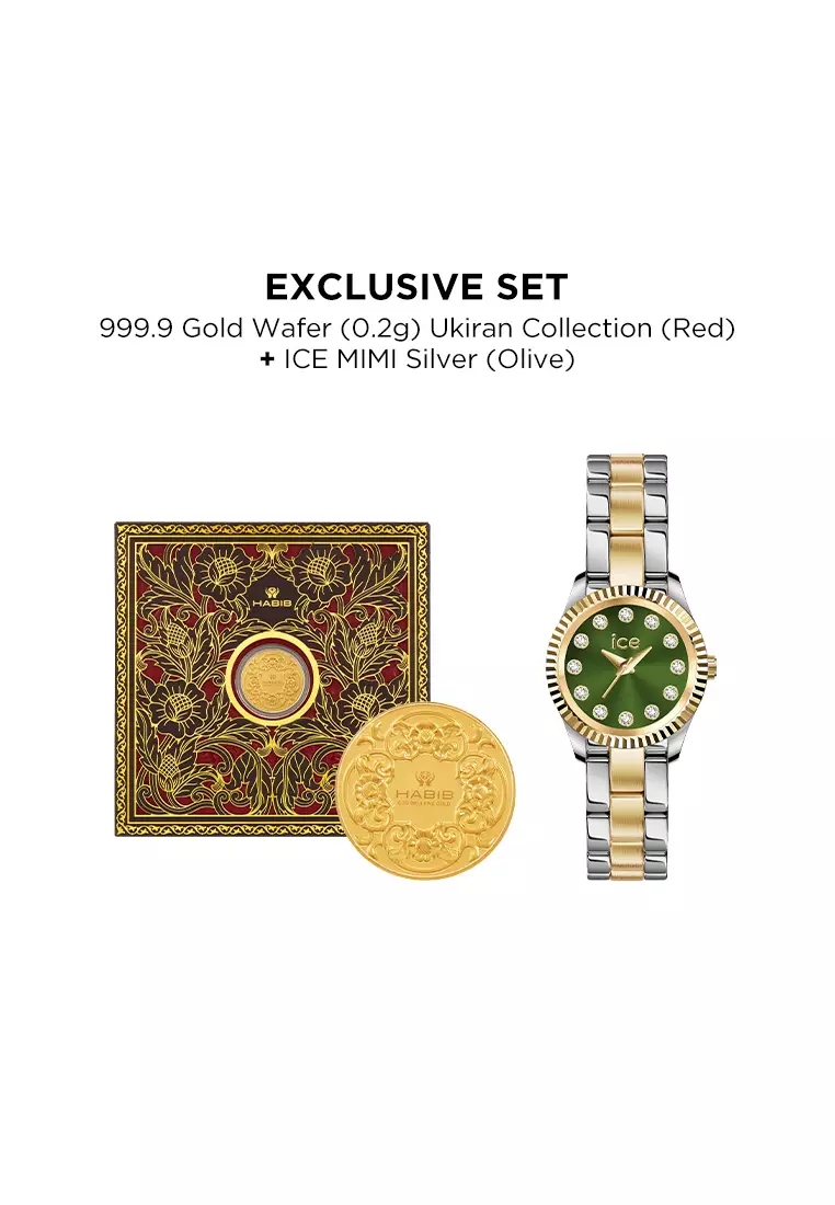 Buy HABIB HABIB Exclusive Set | ICE MIMI Silver (Olive) and 999.9 Gold ...