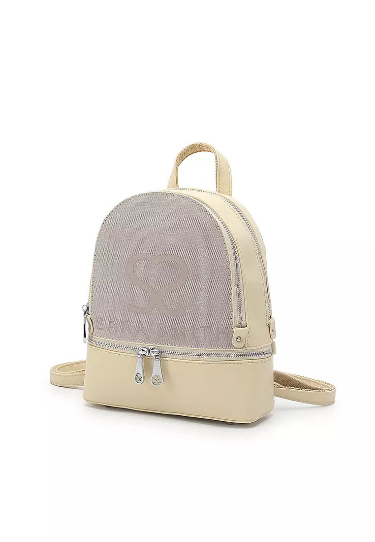 Buy Sara Smith Women's Logo Backpack - Yellow 2026 Online | ZALORA