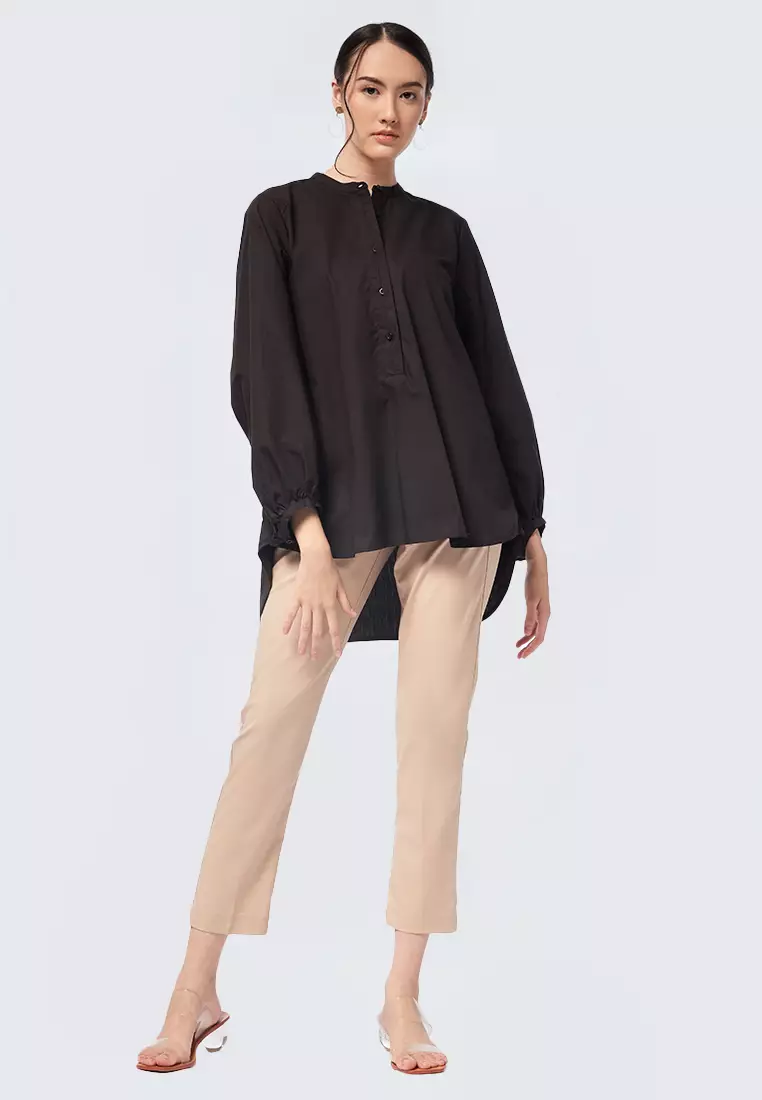 Jual Executive Basic Balloon Sleeve Tunic Original 2024 | ZALORA Indonesia