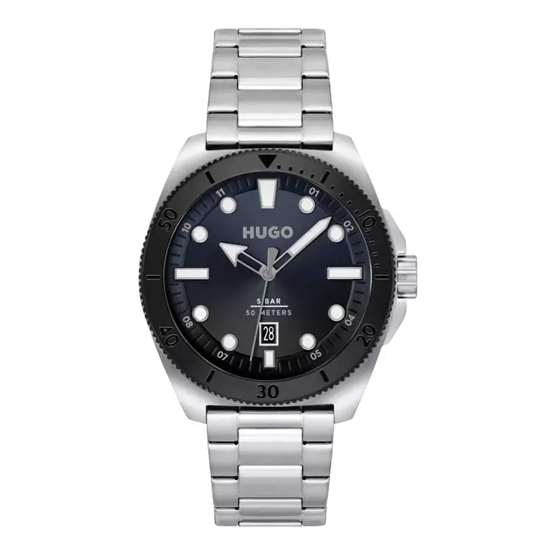 Jual Hugo Boss Jam Tangan Pria Hugo Boss Visit 1530305 Men Black Dial ...