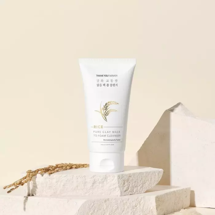 Jual THANK YOU FARMER Thank You Farmer Rice Pure Clay Mask To Foam ...
