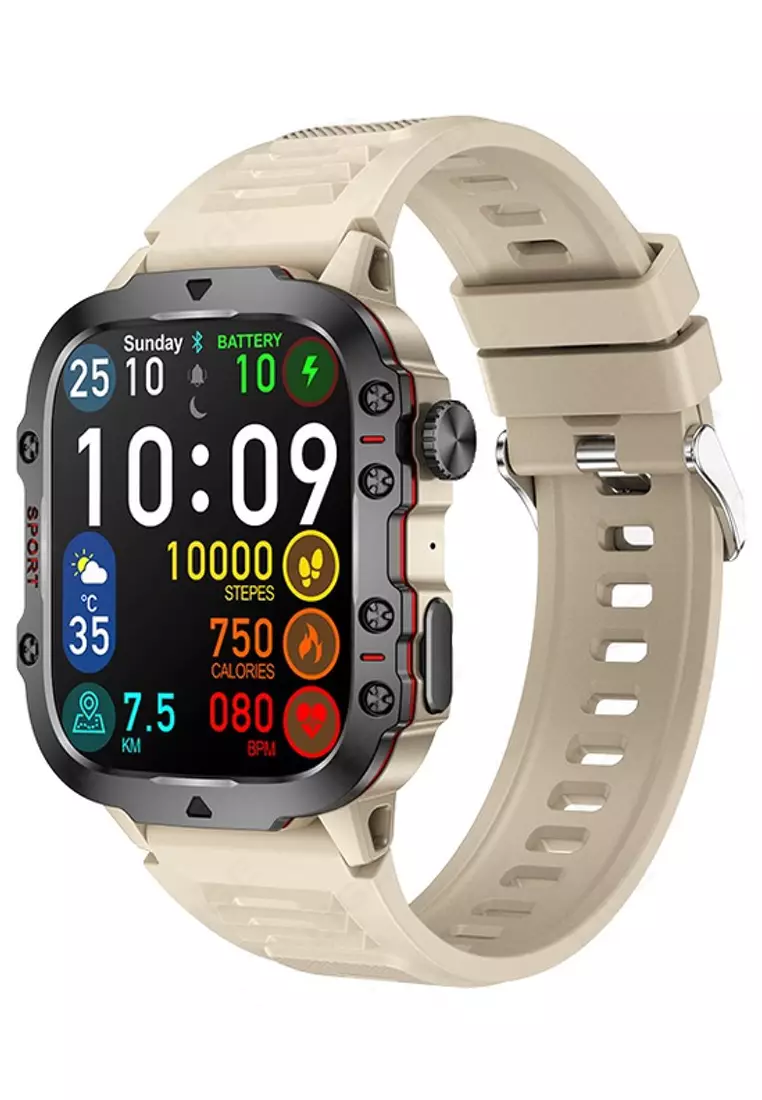 EGLANTINE Value Deal - Unisex Smart Watch + EGLANTINE PRO 5S MINI (TWS ...
