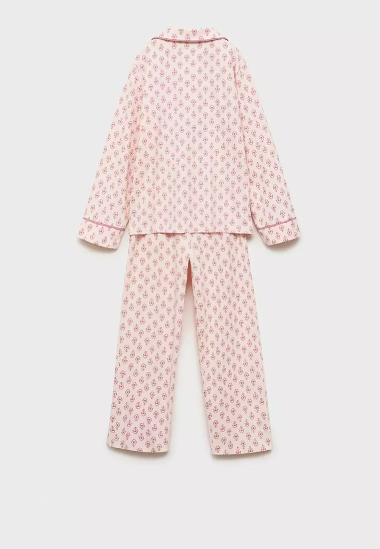 Buy MANGO KIDS Printed Cotton Pyjamas Online | ZALORA Malaysia