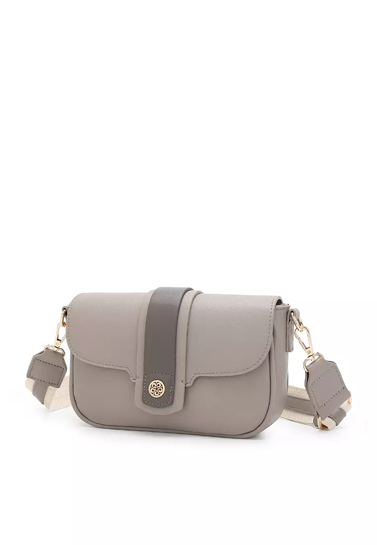 Wild Channel Women's Shoulder Bag / Sling Bag / Crossbody Bag - Grey ...