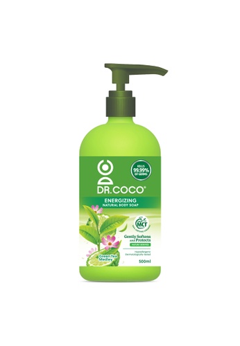 DR. Coco Dr.Coco Energizing Natural Liquid Body Soap Green Tea Medley 500ml | ZALORA Philippines