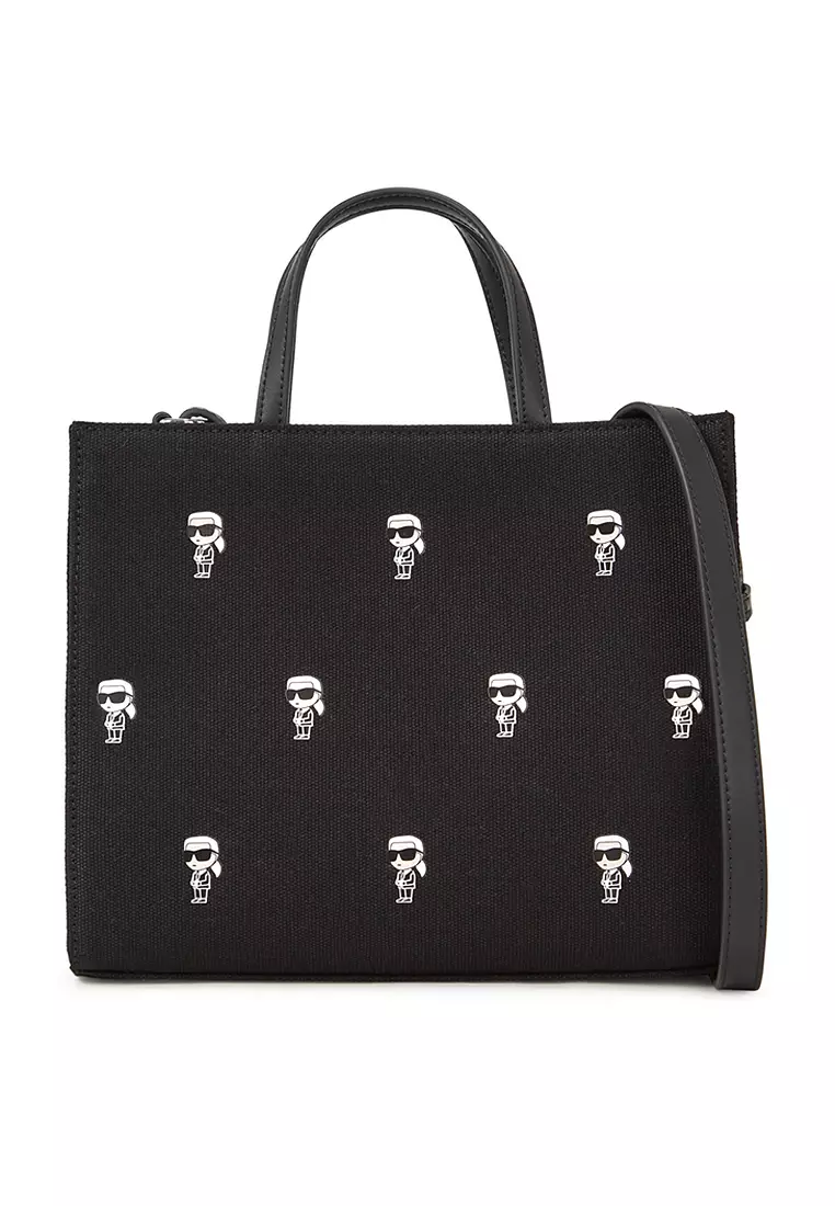 Buy KARL LAGERFELD Ikon All Over Print Small Square Tote Bag 2026 ...