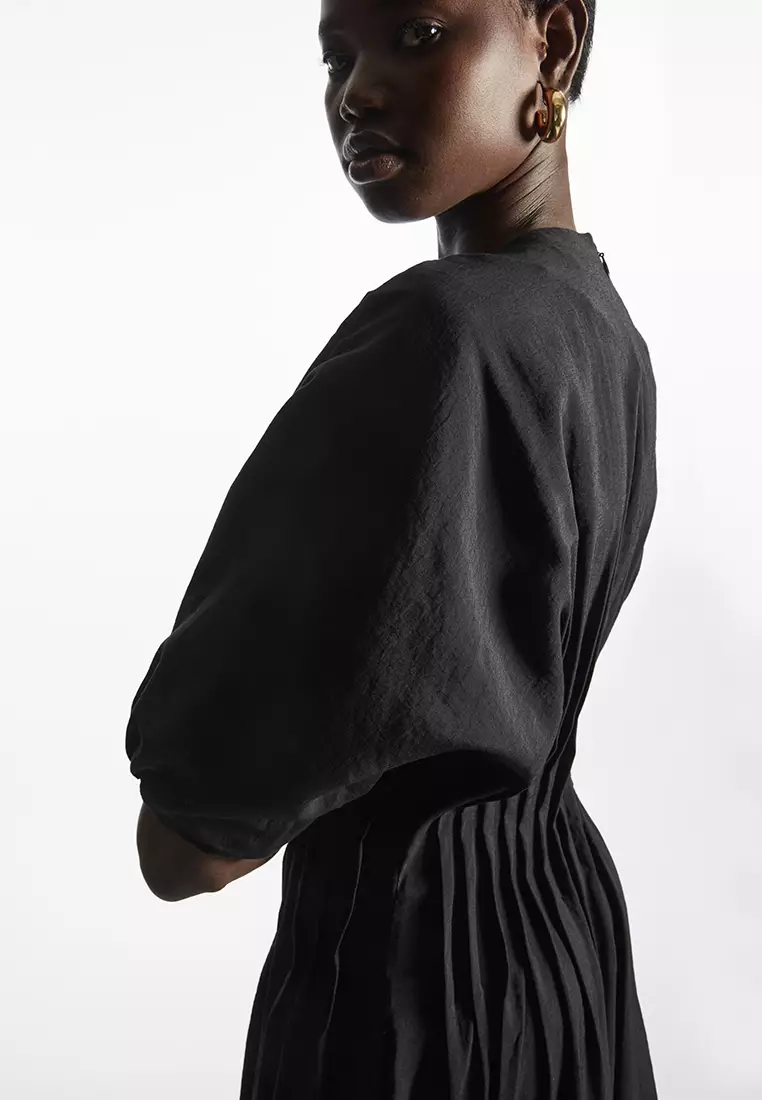 Buy COS Gathered Midi Dress Online | ZALORA Malaysia