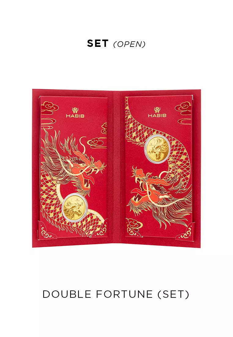 Buy HABIB HABIB Year of the Dragon 2024 Double Fortune | 999.9 Gold ...