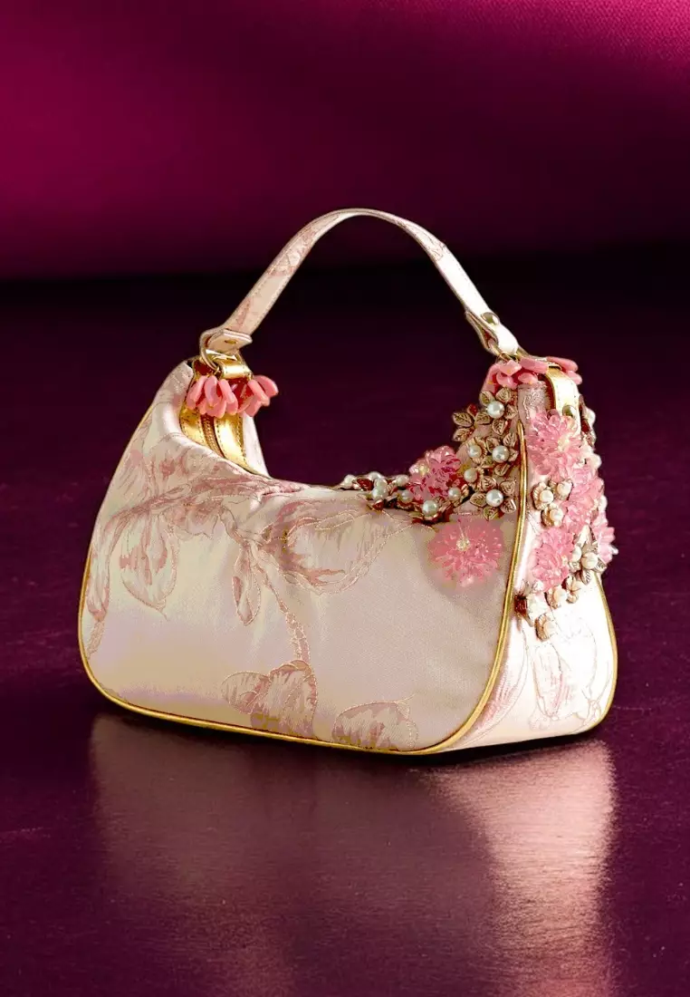 Buy Demure & Co Crystal Embellished Zayra Tote Bag 2026 Online | ZALORA