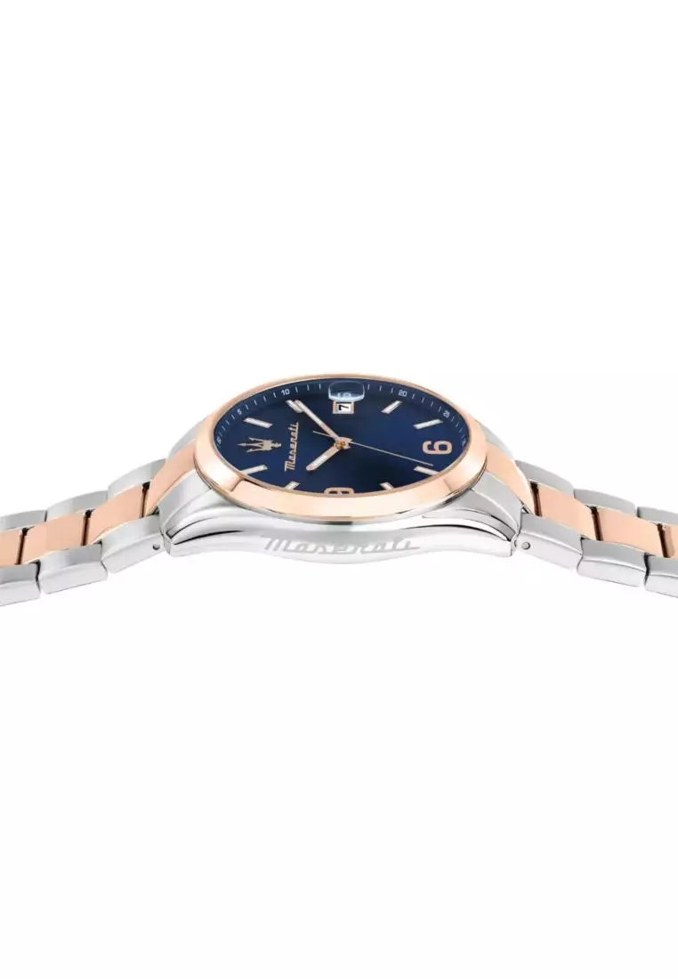 Buy Maserati Maserati Blue Dial Two-Tone Stainless Steel Strap Men ...
