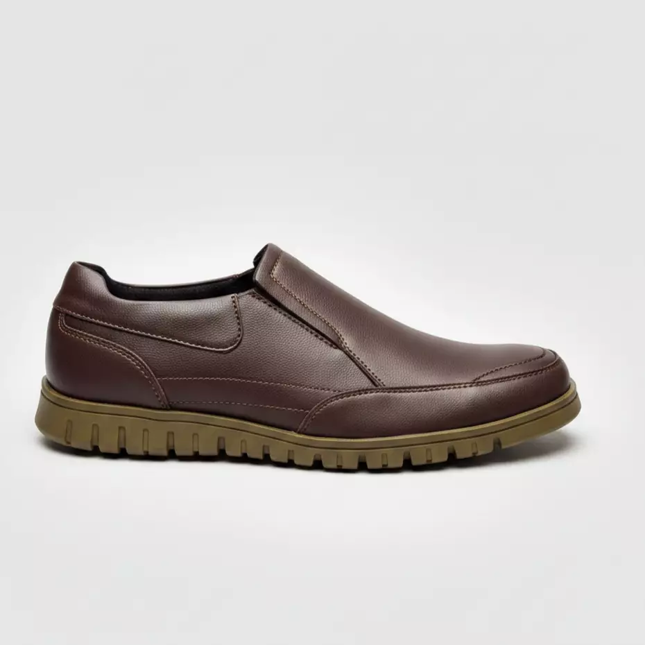 Jual PAULMAY Paulmay Sepatu Pria Formal Slip on Modena 42 Dark Brown ...