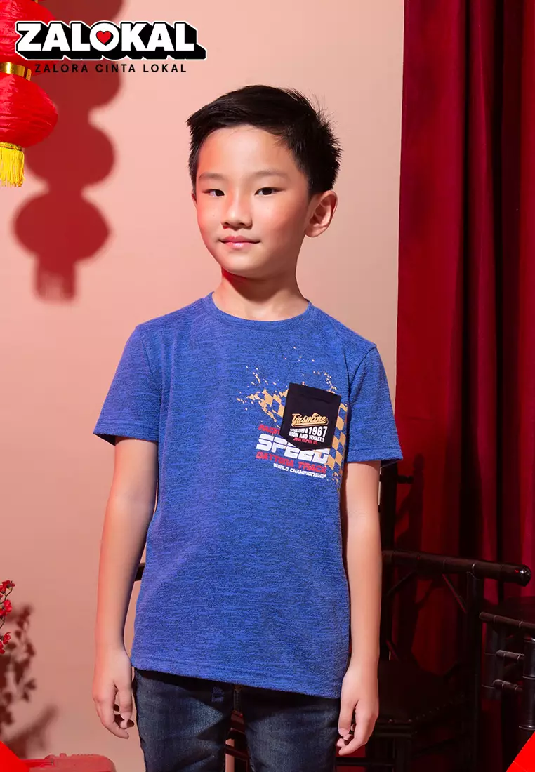 Jual LITTLE X EIGHT Boy Rizky T-Shirt Junior Original 2024 | ZALORA ...