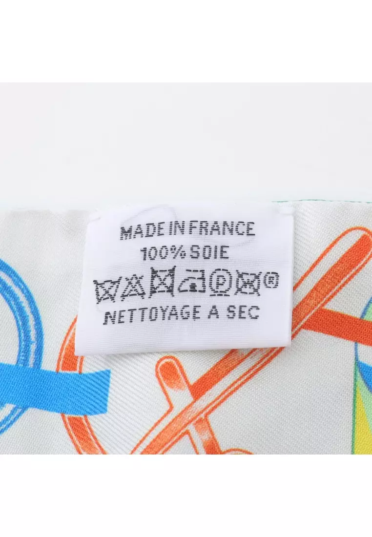 Buy Hermes Pre-Loved Hermès twilly Do Re BOUCLES ribbon scarf silk ...