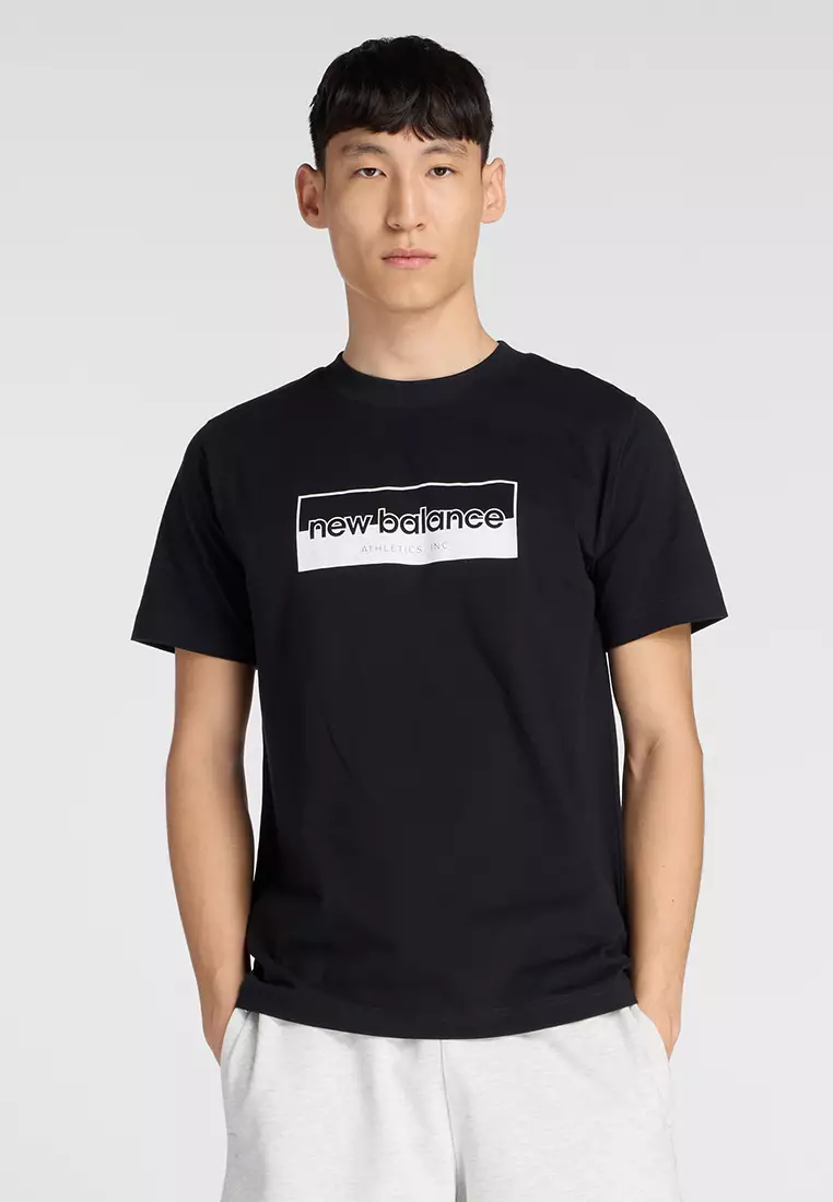 Buy New Balance Rectangular Logo T-Shirt Online | ZALORA Malaysia