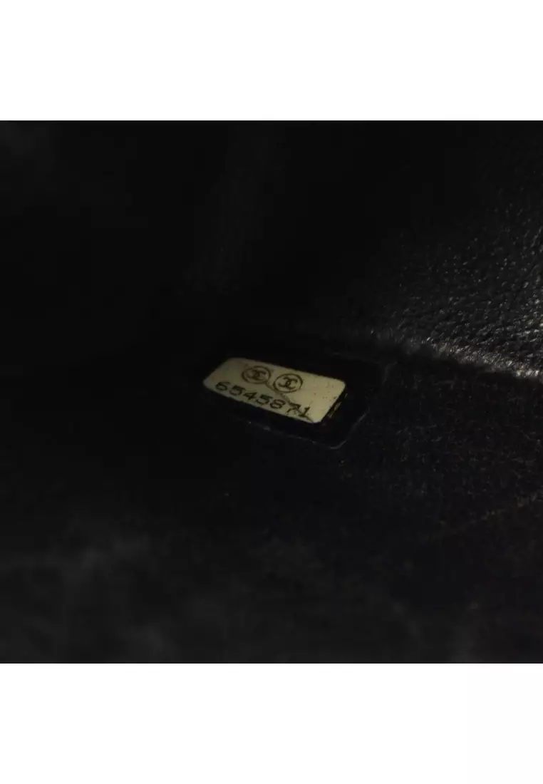 Buy Chanel Pre-Loved Chanel 2.55 chocolate bar W chain shoulder bag ...