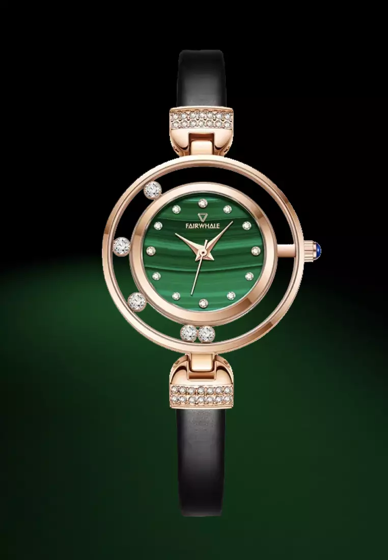 Buy Mark Fairwhale Ladies IP Rose Gold and Stainless Steel Quartz Watch ...