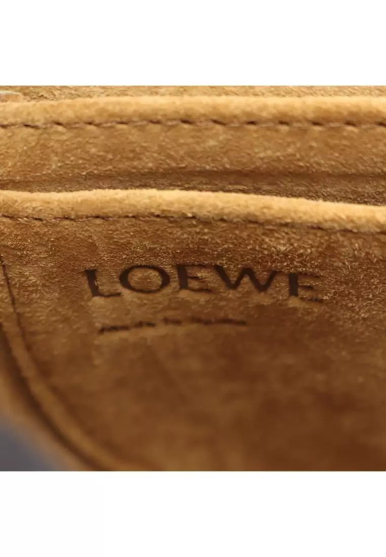 Buy LOEWE Pre-Loved LOEWE Gate dual bag mini Shoulder bag leather Light ...
