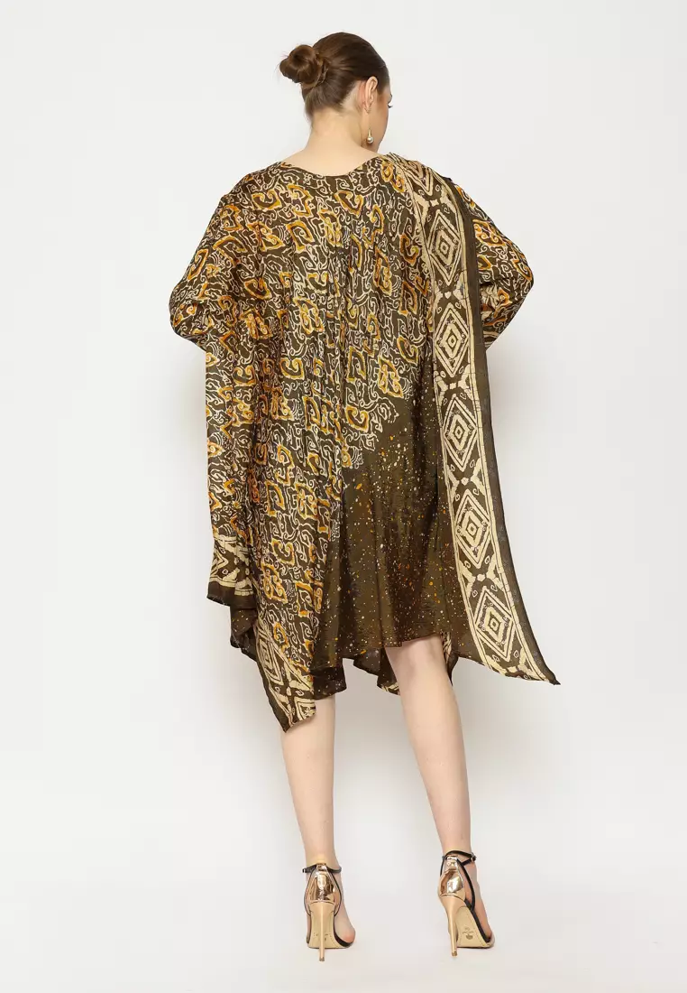 Jual RINJANIE BATIK RINJANIE BATIK - Dress Batik Wanita - Dress Bombai ...