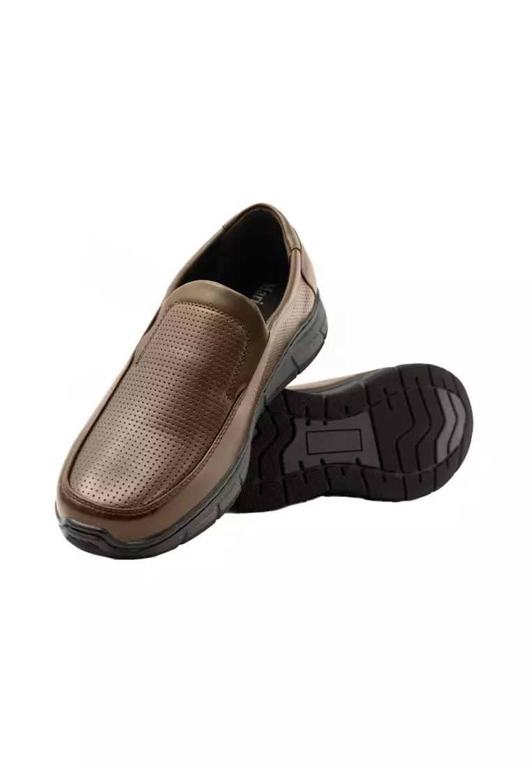 Buy Mario D' boro Runway Men's Formal Slip On MY 25952 Dark Brown C69 ...