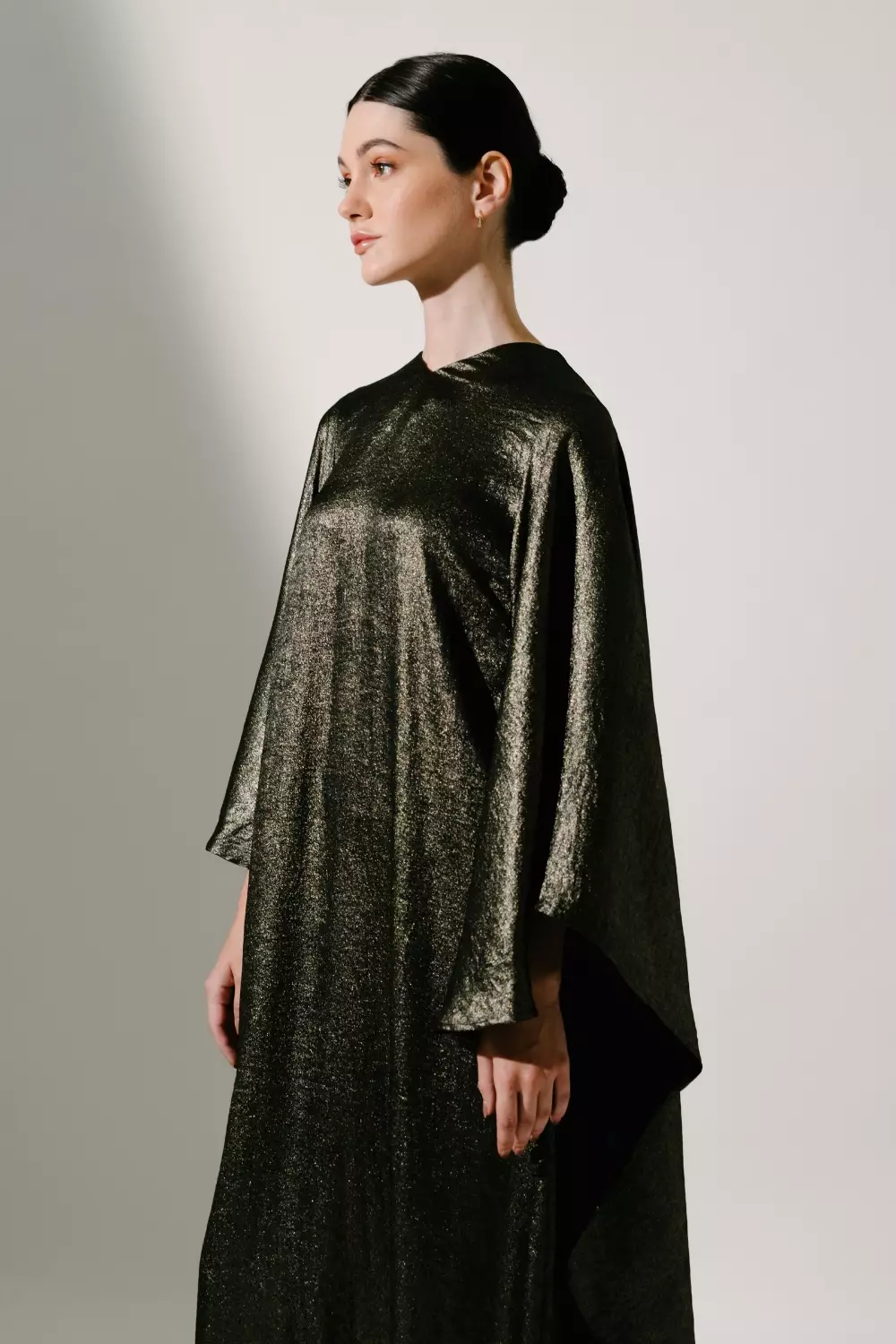Jual Demure & Co DEMURE&CO - SARA KAFTAN IN SHIMMER BLACK - DRESS ...