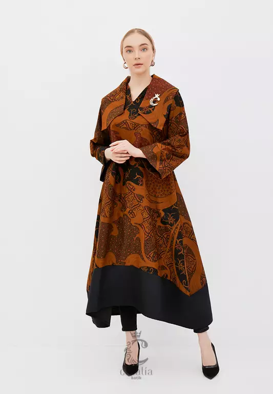 Jual Catalia Batik Tunik Batik Areum Series - Sogan Original 2024 ...