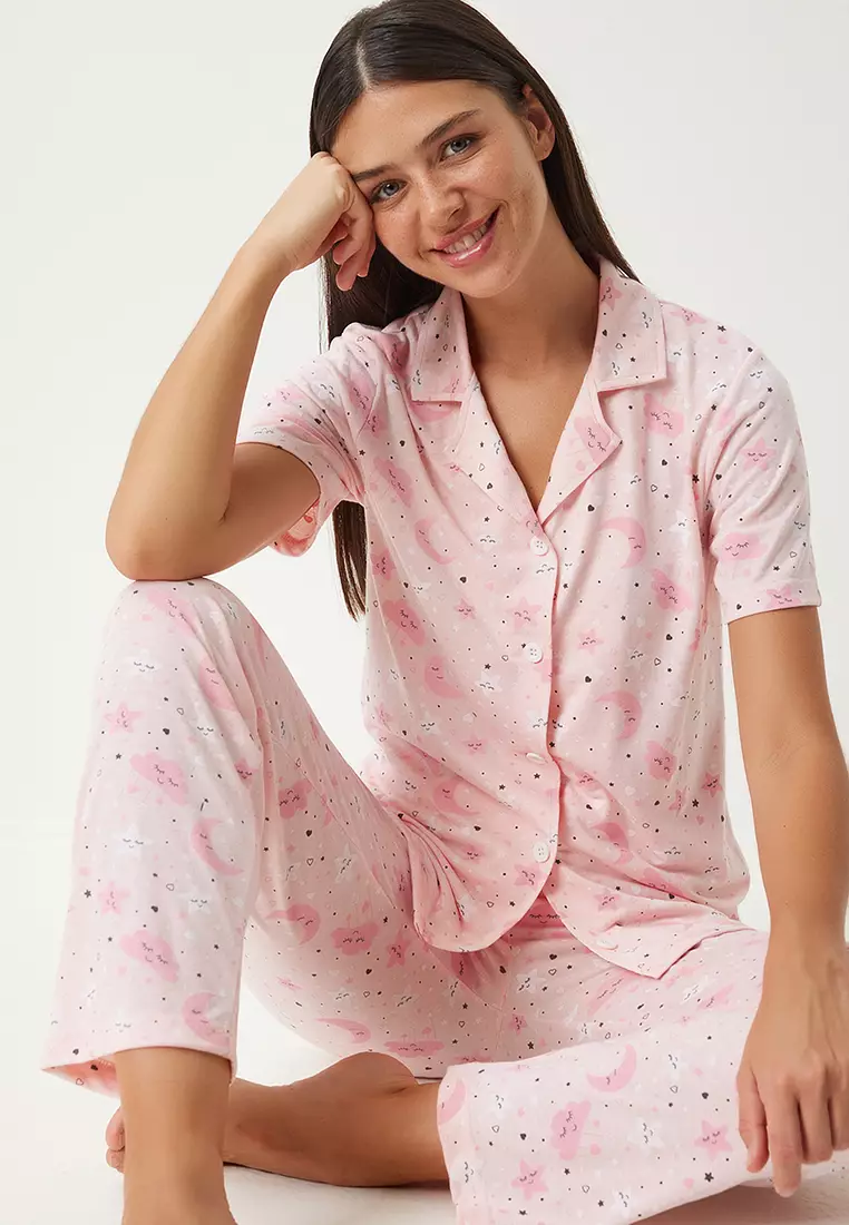 Buy Happiness Istanbul Light Pink Pajama Set 2024 Online | ZALORA