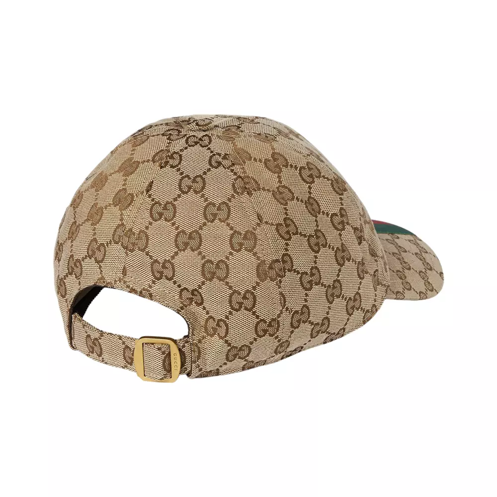 Jual Gucci Original GG Canvas Baseball Hat Beige Ebony Original 2025 ...