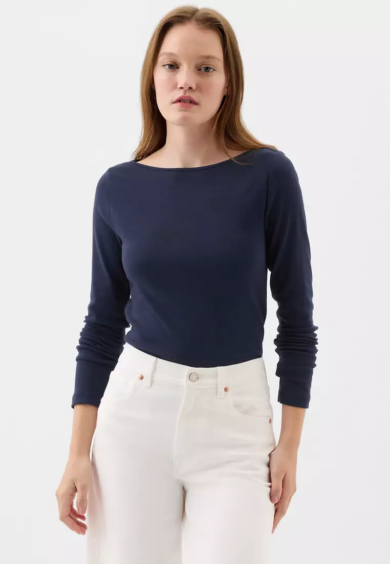 Jual GAP French Mod Bateau Top Original 2025 | ZALORA Indonesia