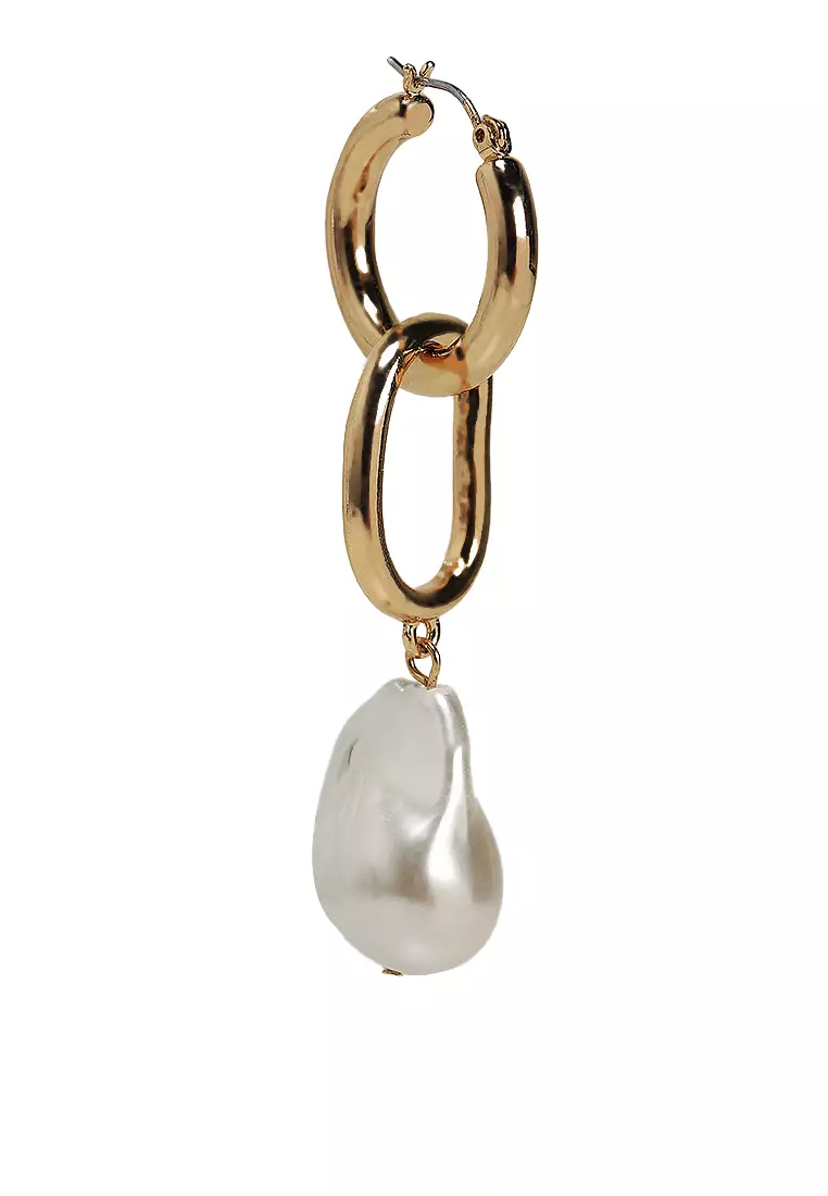 Buy ALDO Sloane Pearl Hoop Earrings 2025 Online | ZALORA