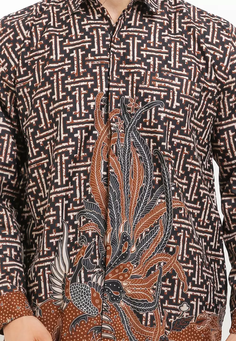 Jual Batik Tibodunyo Manuk Julang Kemeja Batik Exclusive Premium Pria ...