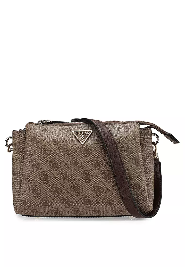 Buy GUESS Noelle Tri-Compartment Crossbody Bag Online | ZALORA Malaysia