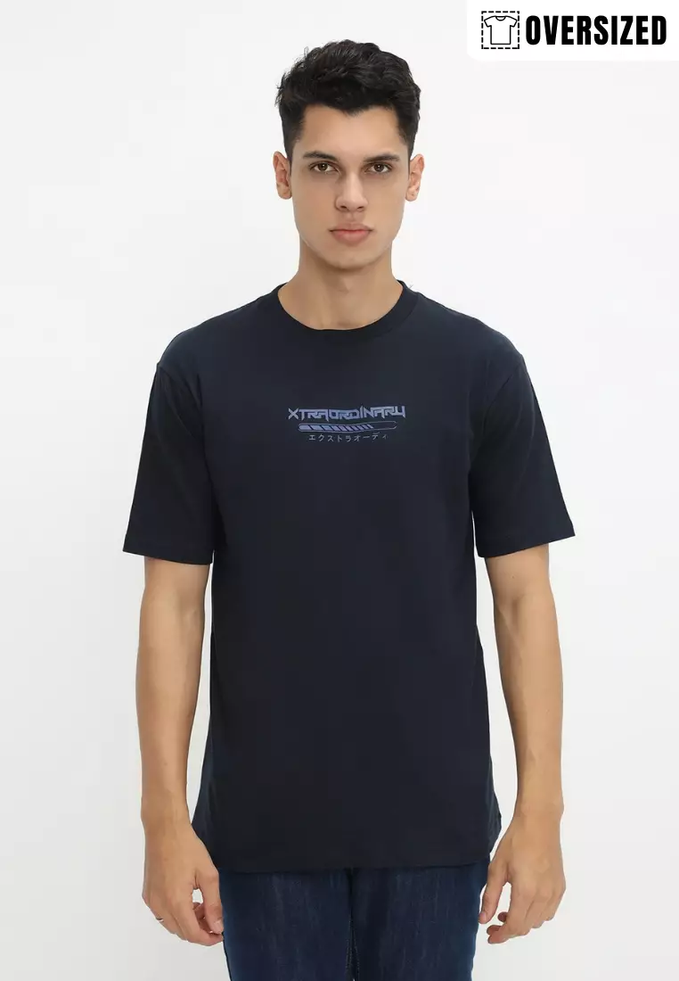 Jual Xtraordinary (XO) XTRAORDINARY (XO) T-Shirt Cotton Oversized Pria 2079240101 Original 2025 ...