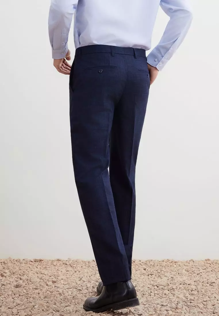 Buy G2000 G2000 Anti-Bacterial Regular Fit Texture Suit Pants 2026 ...